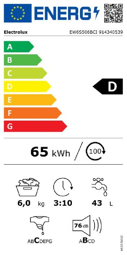 Pračka Electrolux PerfectCare 600 EW6SN506BC